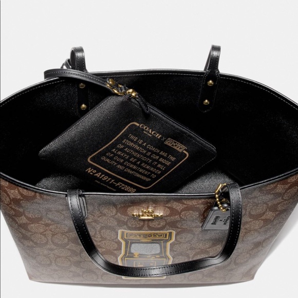 Coach | Bags | New Coach Reversible Limited Edition Pac Man Tote | Poshmark